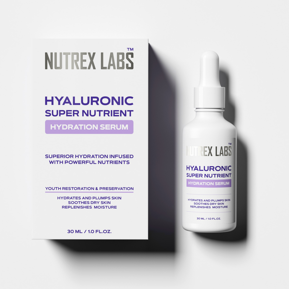 Nutrax Lab Hydrate & Glow Duo – Niacinamide & Hyaluronic Acid Bundle ...